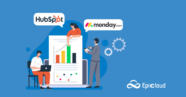 Work OS 工具 monday.com ＋多功能 CRM 平台 HubSpot 如何整合？讓工作效率一飛沖天！ | 聚上雲 Epic Cloud